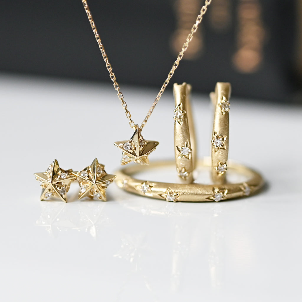 Meteor shower Starネックレス【K10YG】24S/S – sowi